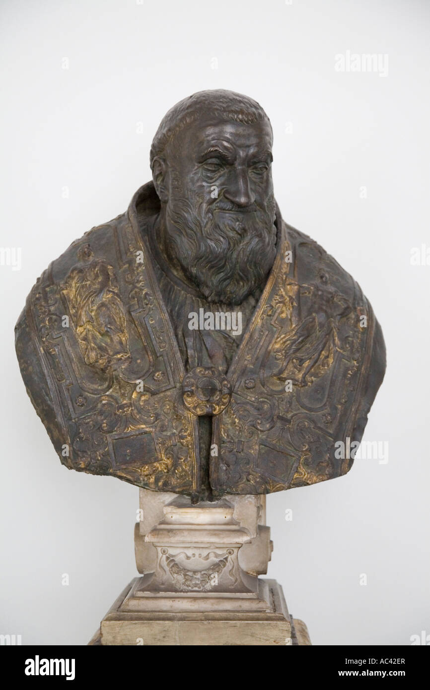 Pope Sixtus V Peretti Montalto Bronze Bust Rome 1585 90 By Taddeo ...