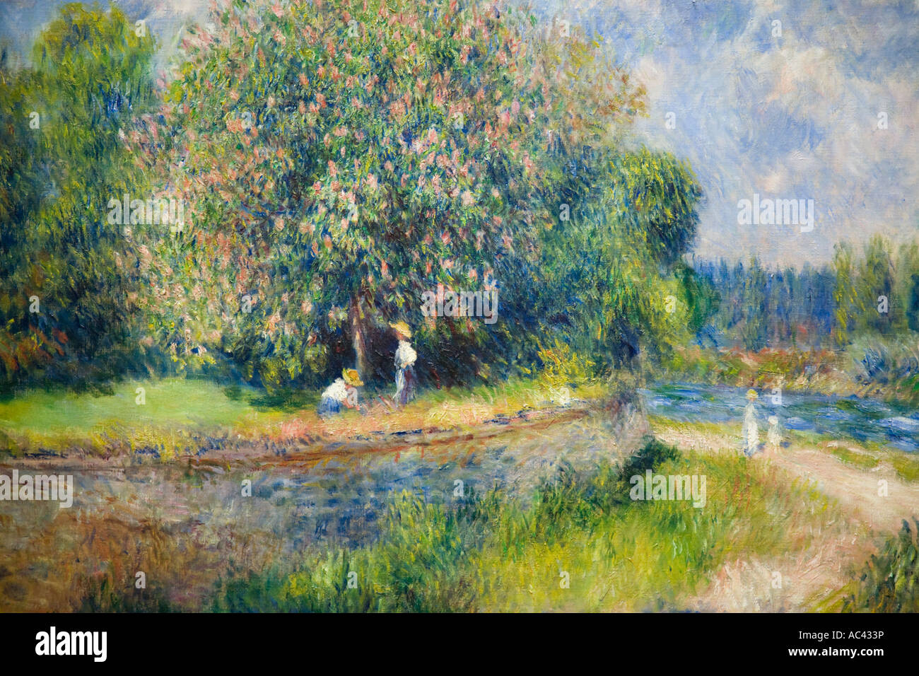 Chestnut in Blossom 1881 By Auguste Renoir 1841 1919, Alte ...