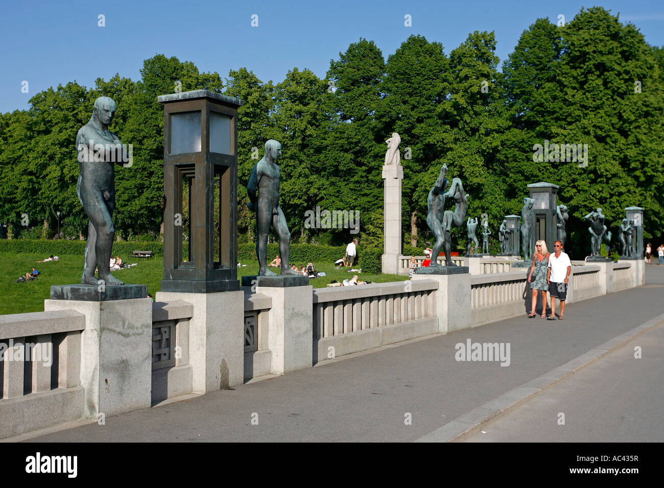 Vigelandsparken hi-res stock photography and images - Alamy