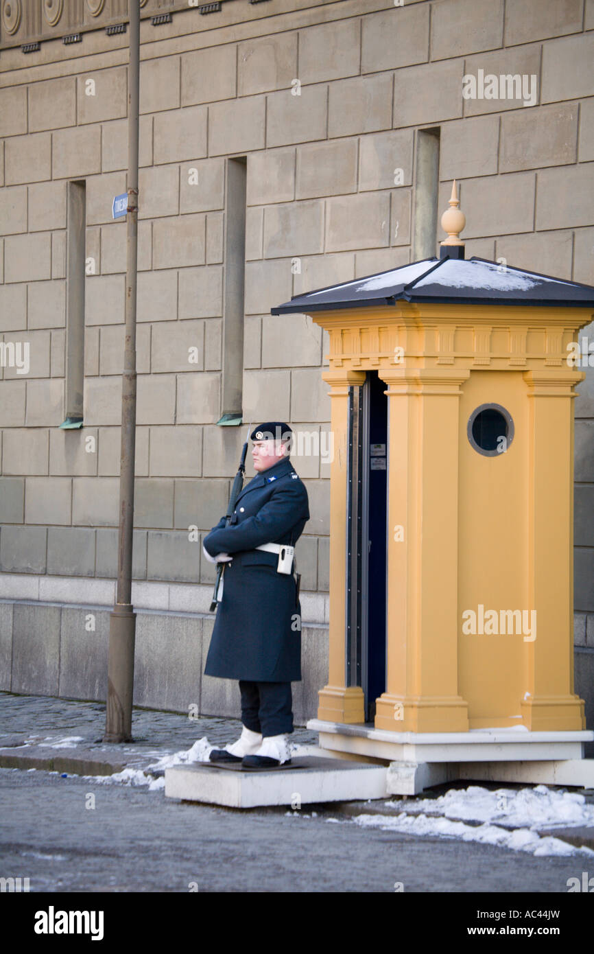 Palace guard in Stockholm Stock Photo - Alamy