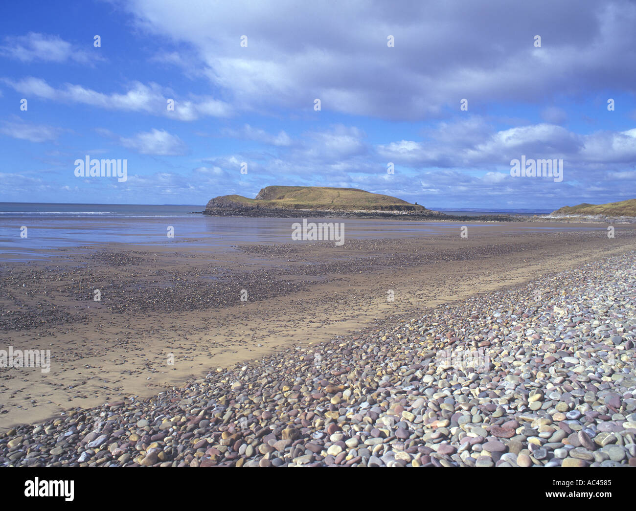 Burry Holms The Gower West Glamorgan Wales UK 43259DA Stock Photo - Alamy