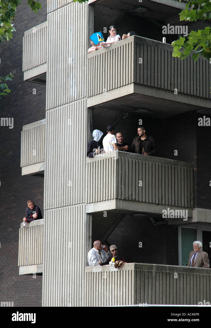 Council flat balconies hi-res stock photography and images - Alamy