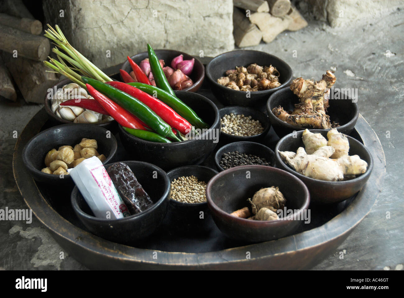 Bali Indonesia Spices used in traditional Bali food Stock Photo - Alamy