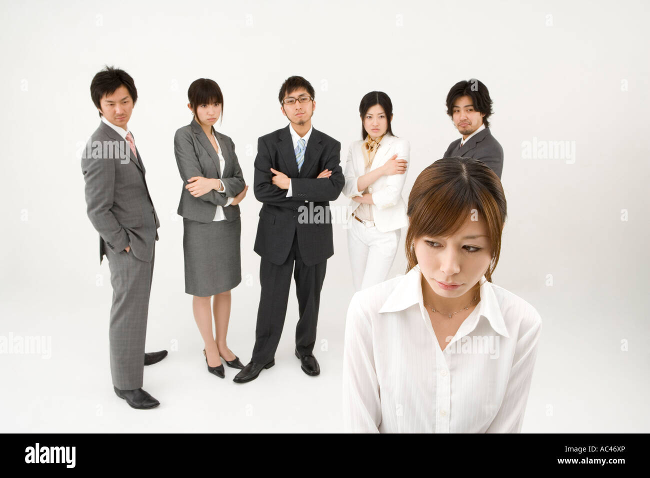 Young man excluded from group hi-res stock photography and images - Alamy