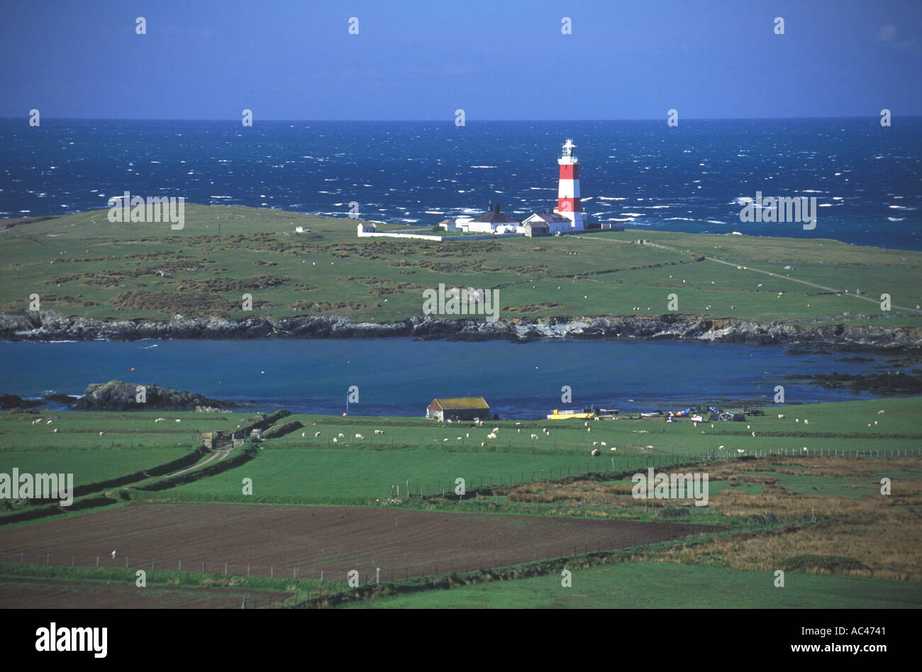 Bardsey lighthouse hi-res stock photography and images - Alamy