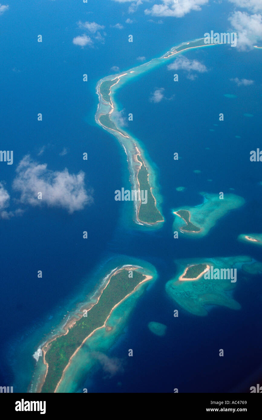 Aerial view kuwajelein atoll marshall hi-res stock photography and ...
