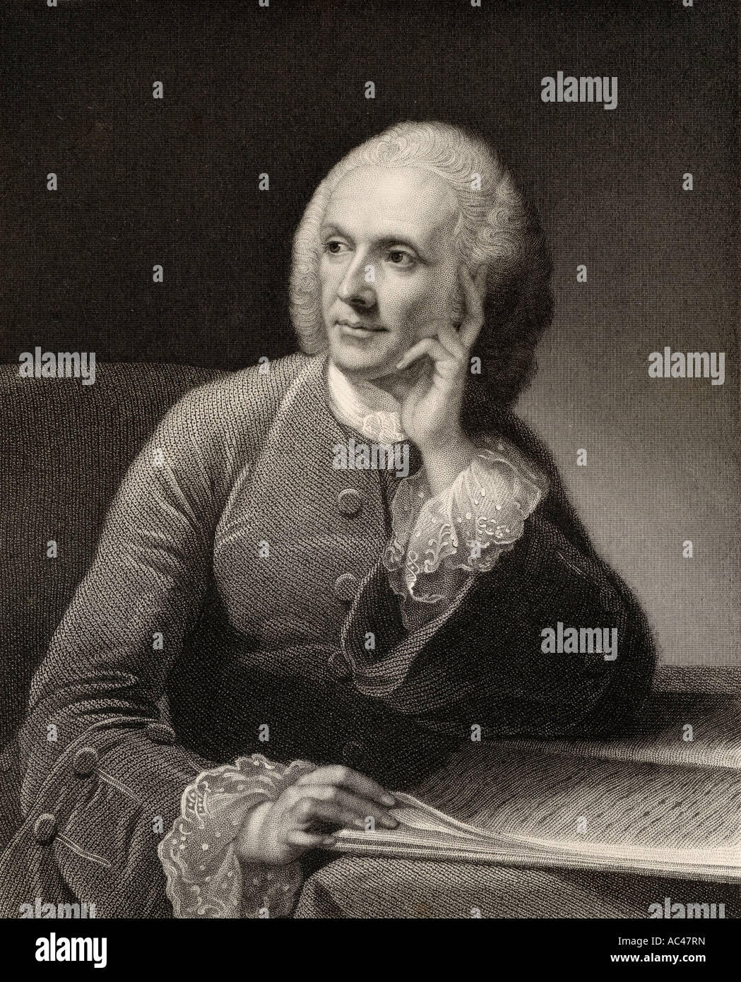 William Hunter, 1718 - 1783. Scottish anatomist and physician Stock ...