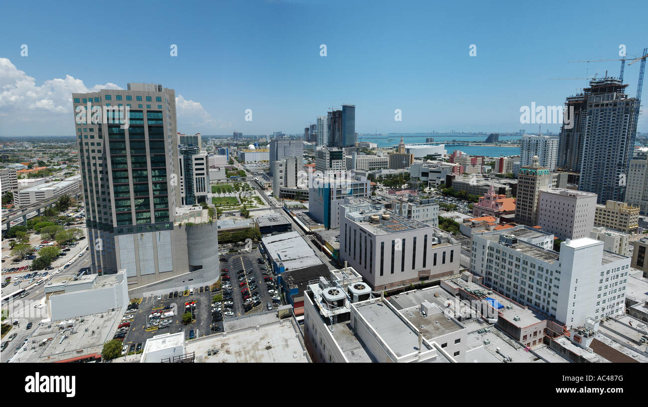 High rise skyscraper skyscrapers building buildings biscayne bay water ...