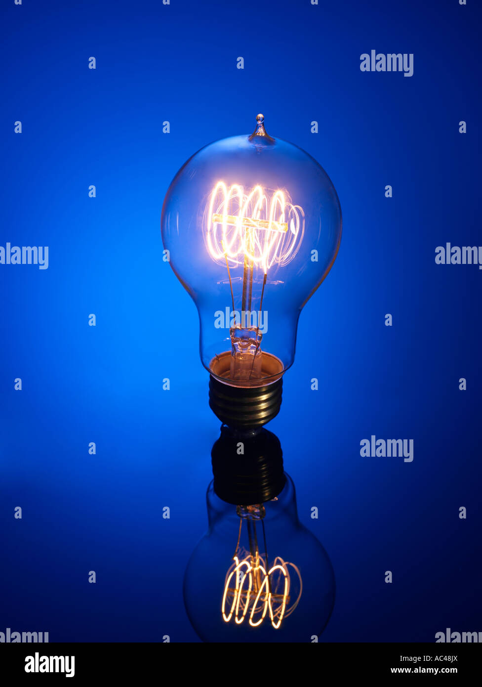 Light bulb vertical Stock Photo - Alamy