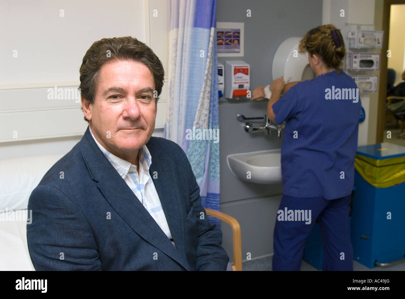 Portrait of GP in Day Surgery Unit, Cobham, Surrey, UK Stock Photo - Alamy