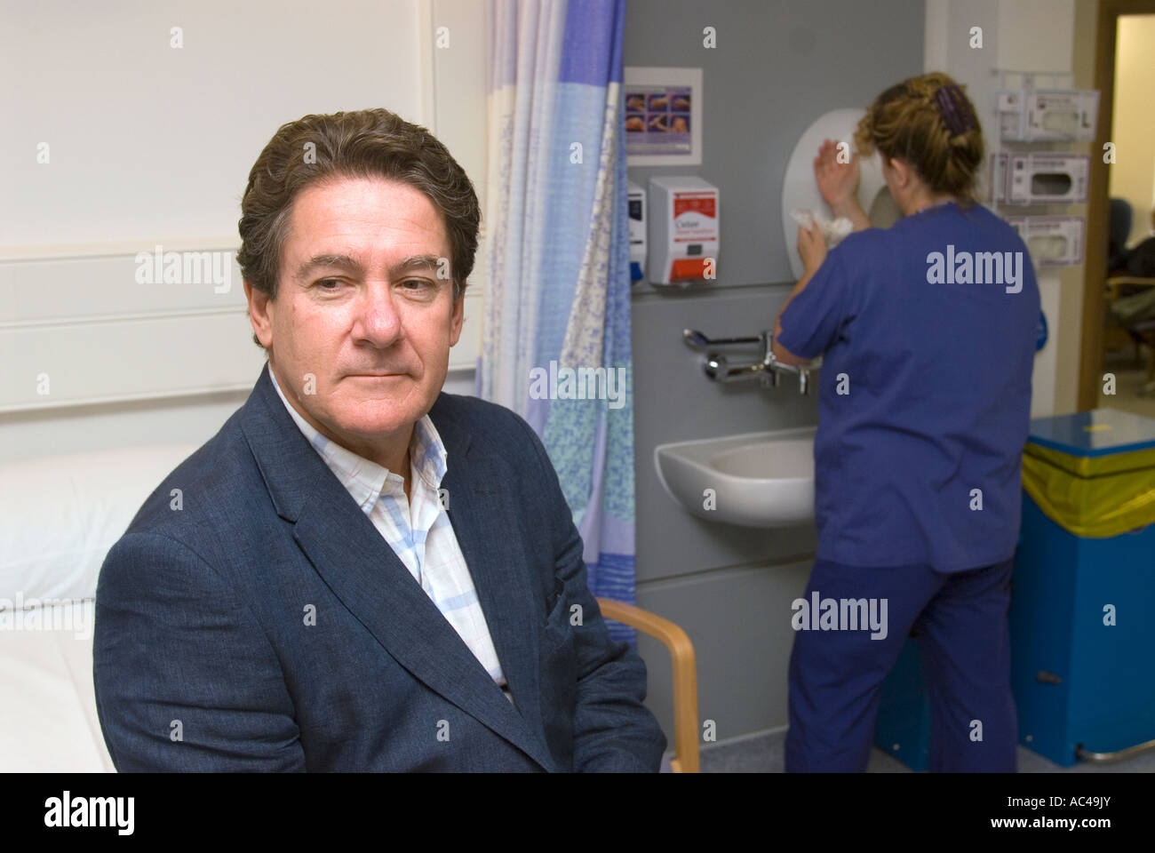 Portrait of GP in Day Surgery Unit Cobham Surrey Stock Photo - Alamy