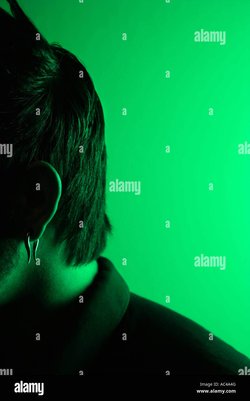 Close up side view portrait of attractive Asian Filipino young adult ...