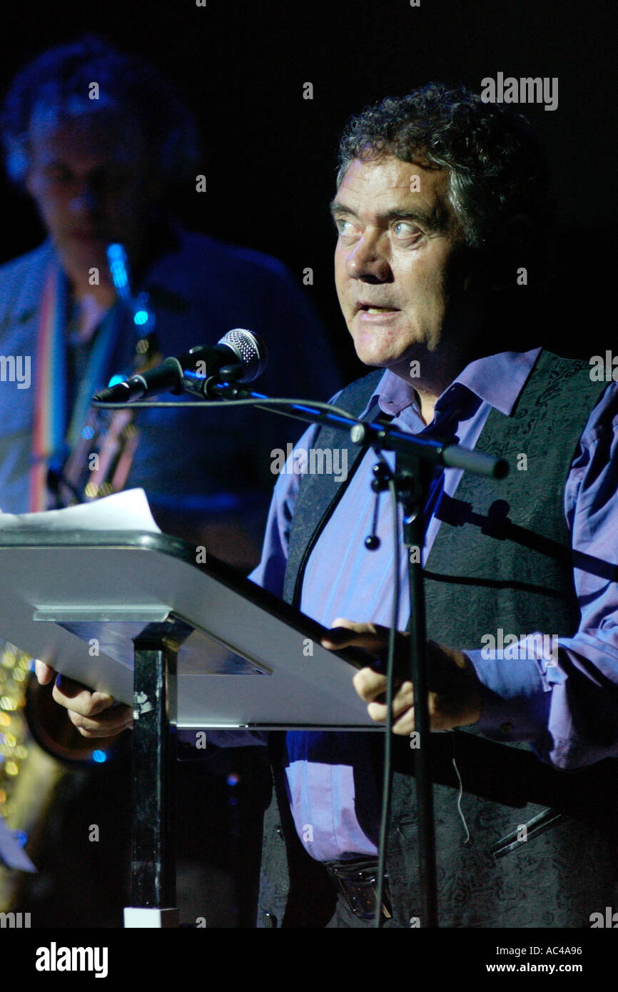 Max Boyce performs Under Milk Wood by Dylan Thomas on stage at the ...