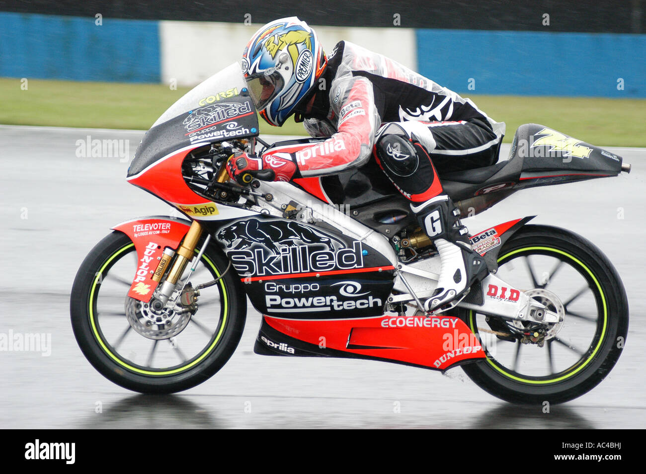 Simone Corsi (ITA) at the 2007 Nickel & Dime British Motorcycle Grand ...