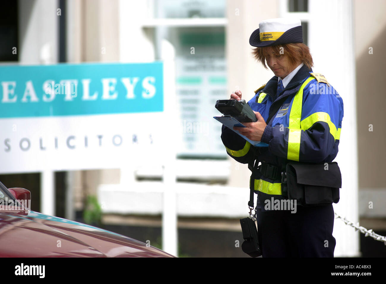 Traffic warden in uniform hi-res stock photography and images - Alamy