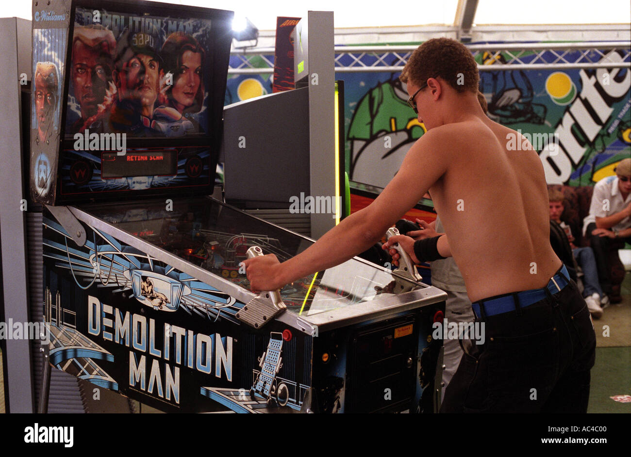 Playing pinball machine hi-res stock photography and images - Alamy