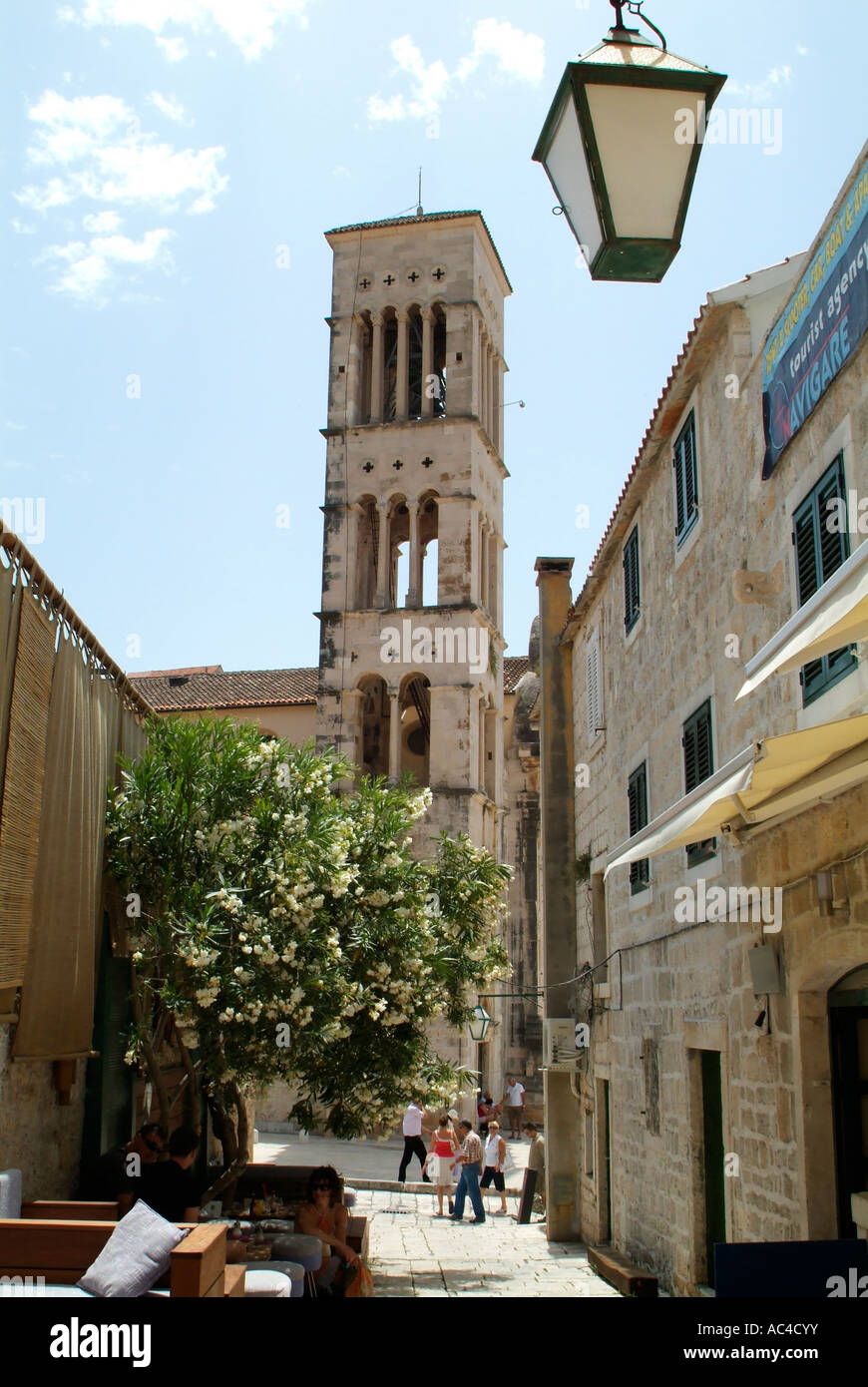 Cathedral of St Stephen in Hvar on the Island of Hvar, Croatia Stock ...