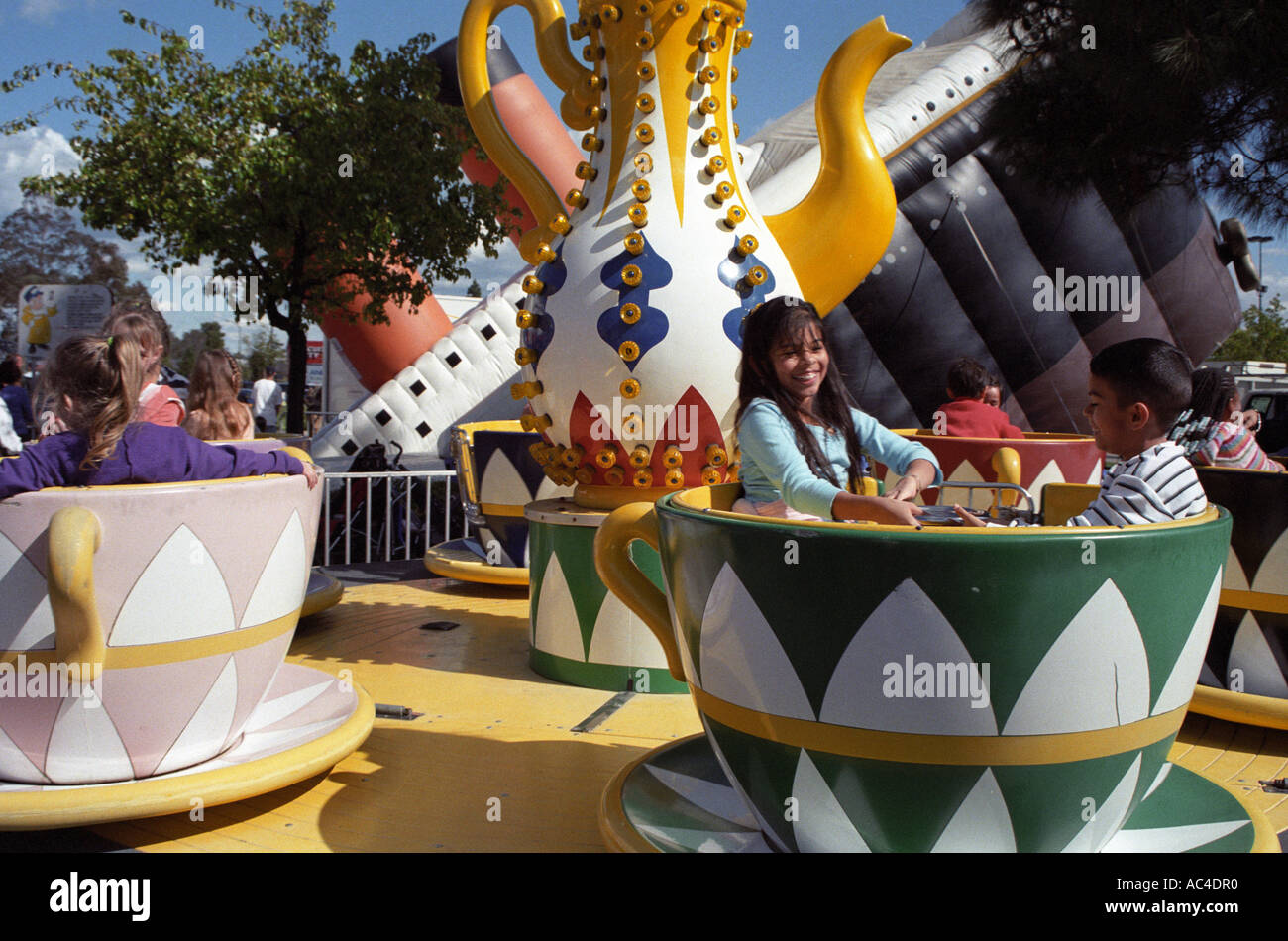 Teacup Ride High Resolution Stock Photography and Images - Alamy
