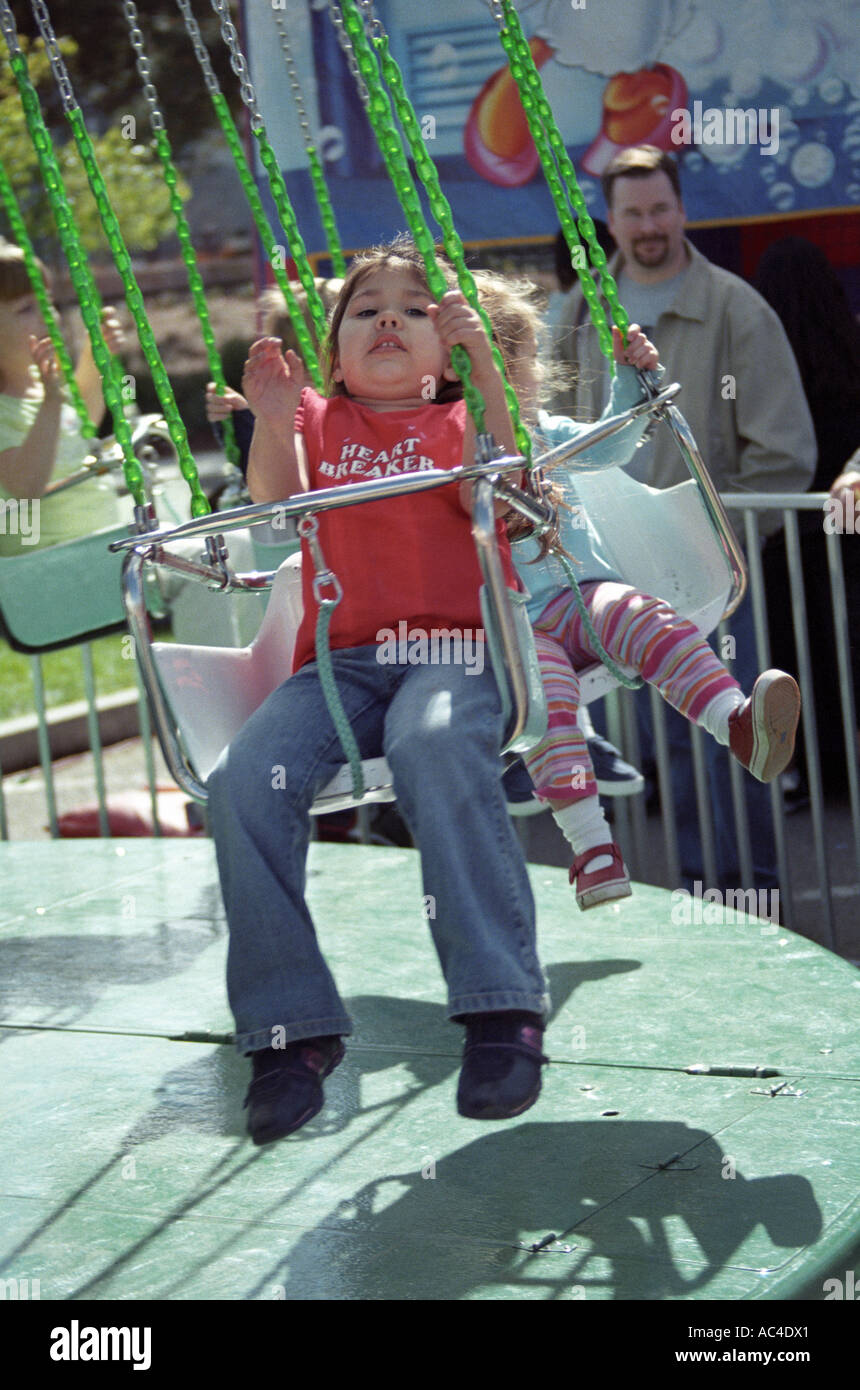 Carnival Swing Ride Stock Photo - Alamy