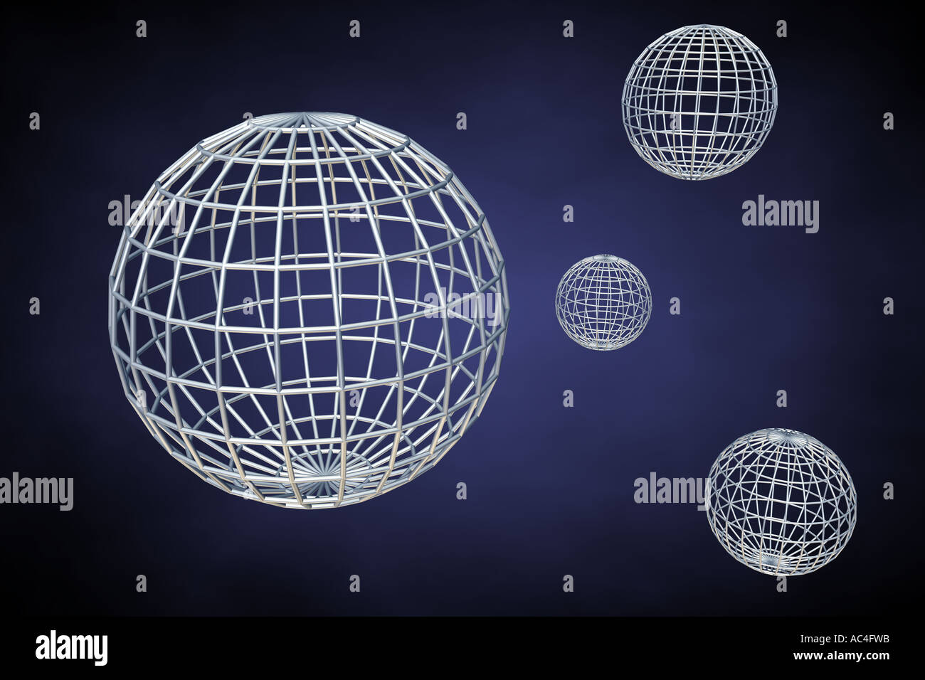 Abstract image wireframe sphere hi-res stock photography and images - Alamy