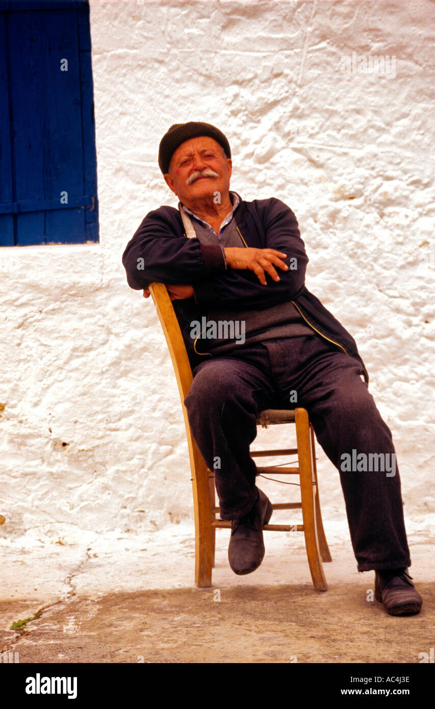 Portrait Old Greek Man Moustache High Resolution Stock Photography and ...