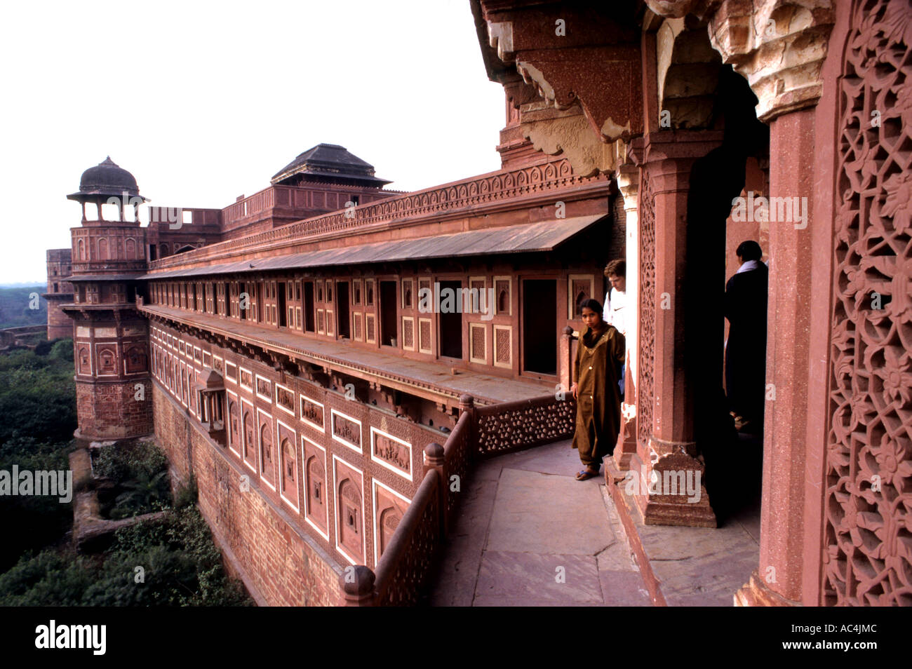 Red fort Agra Moghal Emperor Akbar India Indian Uttar Pradesh Stock ...