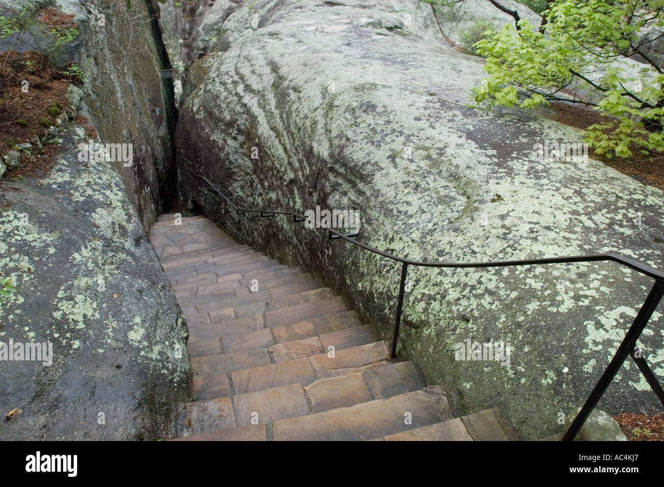 Fat Man's Squeeze at Rock City on Lookout Mountain near Chattanooga ...