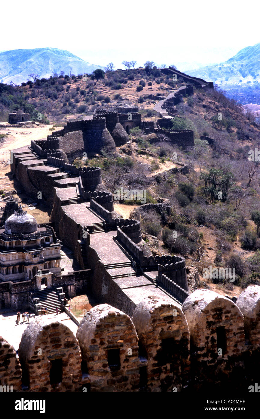 Kumbhalgarh Kumbhalmer is a fortress Maharana Kumbla Wall 36 km Mewar ...