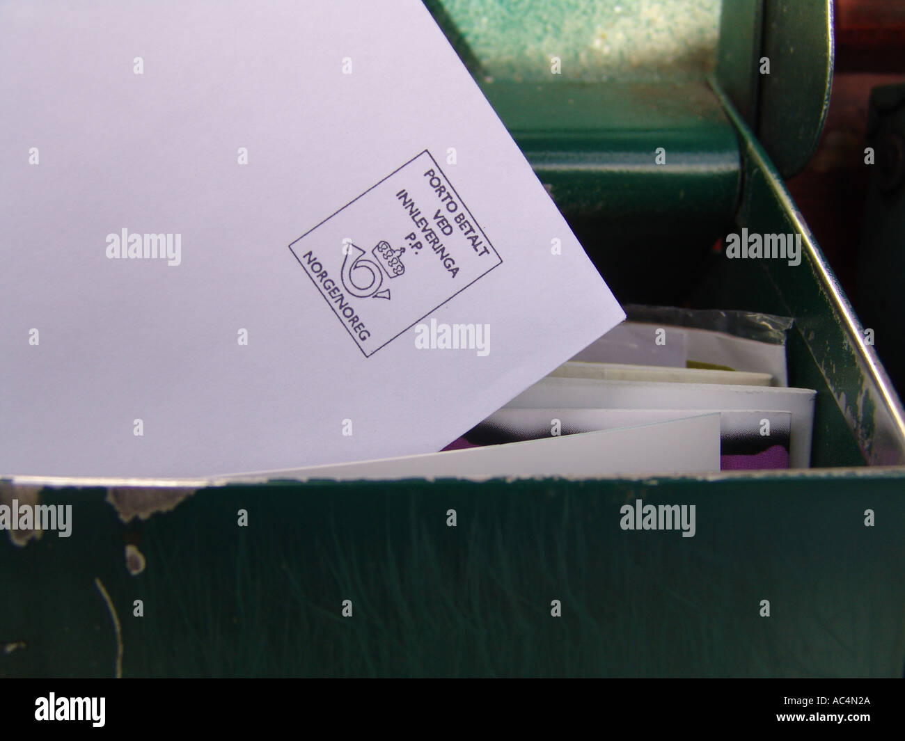 Norwegian letter box hi-res stock photography and images - Alamy