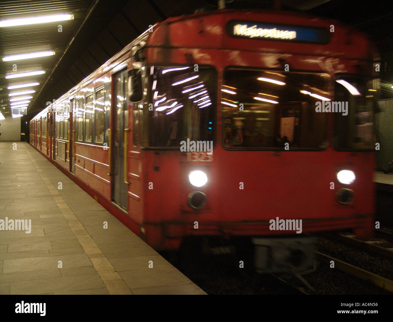 Subway underground train oslo hi-res stock photography and images - Alamy