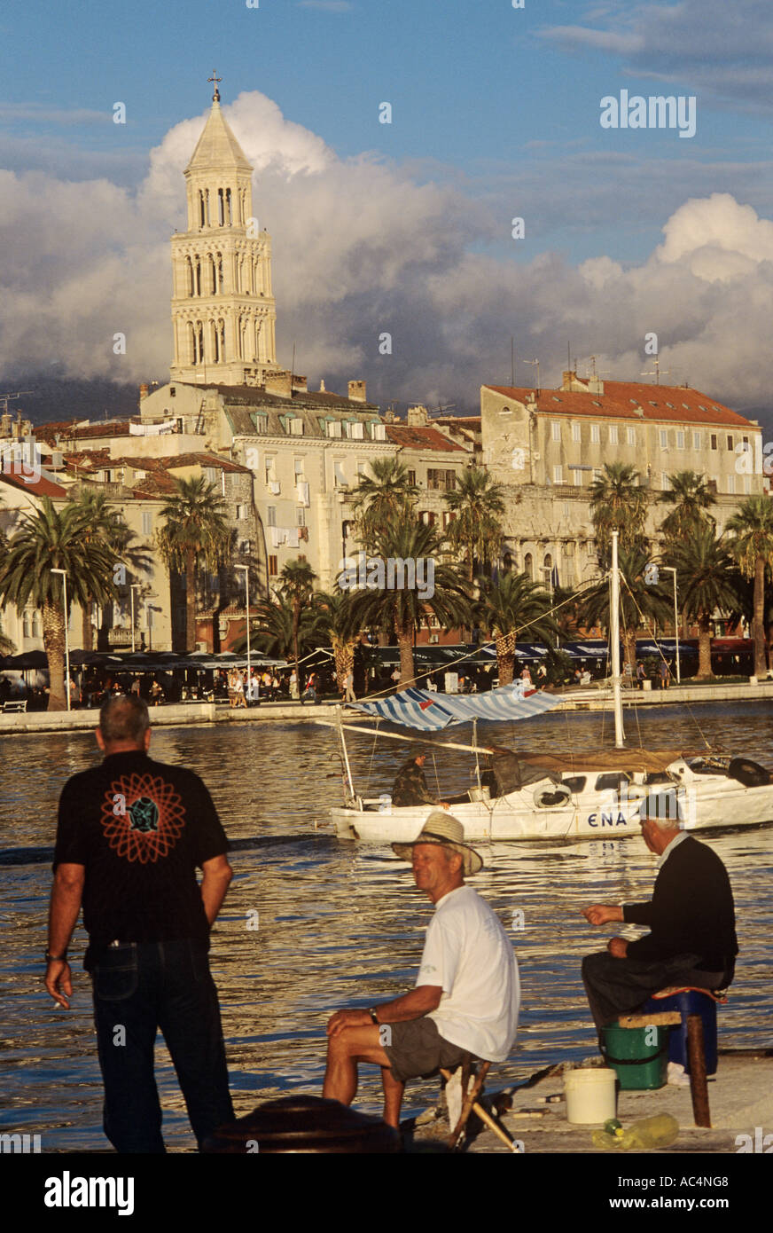 View to Tower of St Domnius Cathedral Split Croatia Stock Photo - Alamy