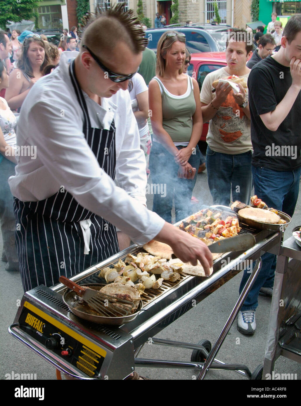 Barbeque food stall beech road hi-res stock photography and images - Alamy