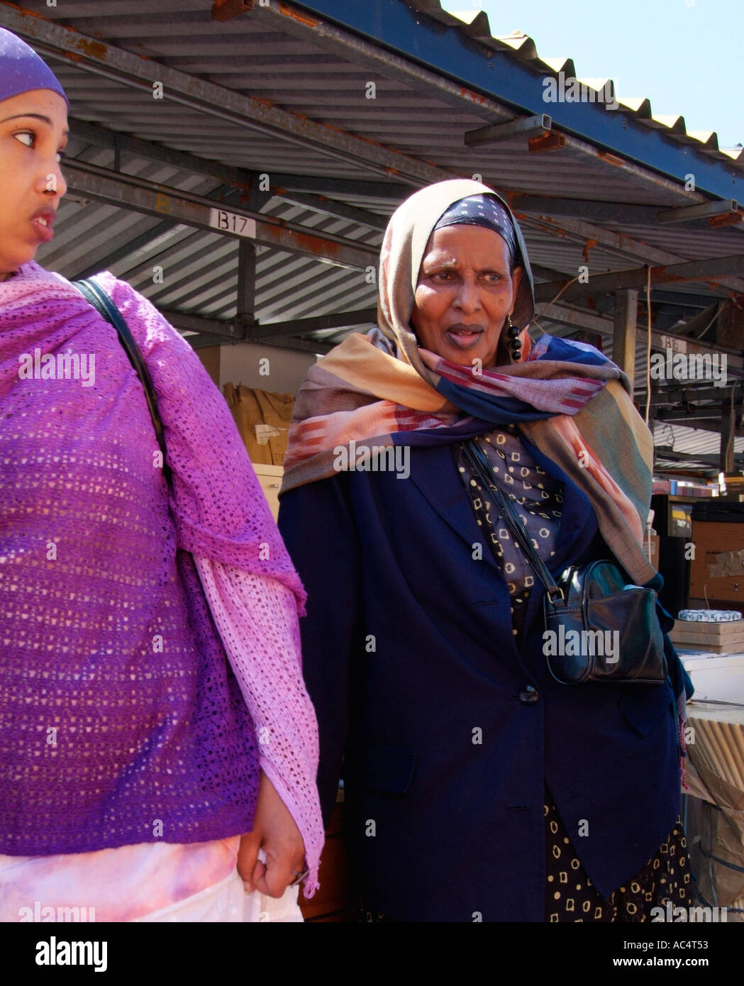 Longsight open air outdoor daytime summer market Manchester North west ...