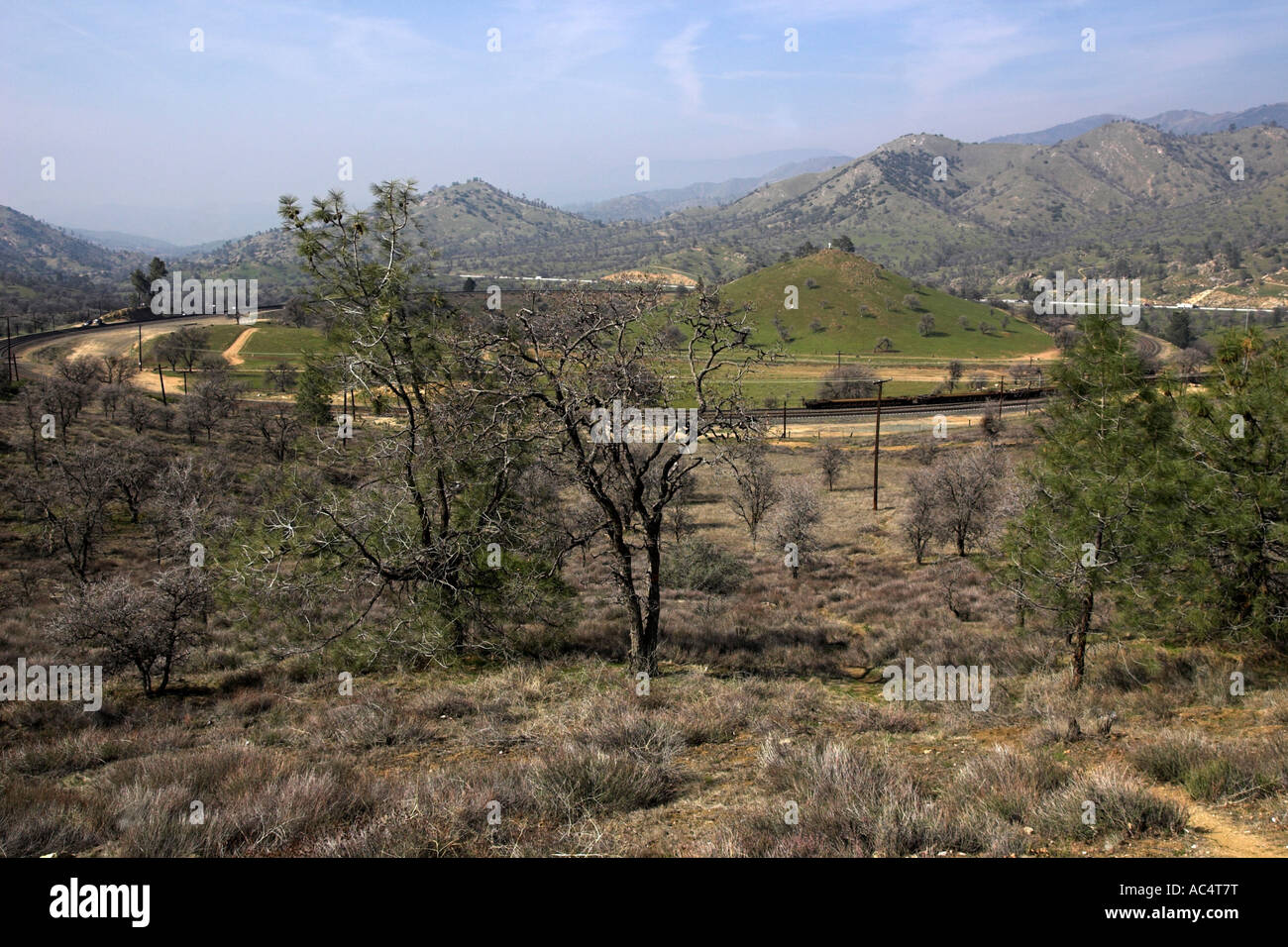 Tehachapi Railroad Loop, California Stock Photo - Alamy