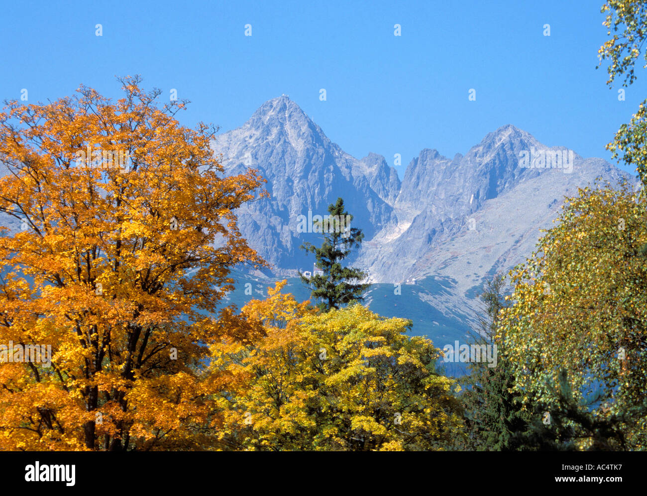 Tatra Mt from Lomnica Slovakia Stock Photo - Alamy
