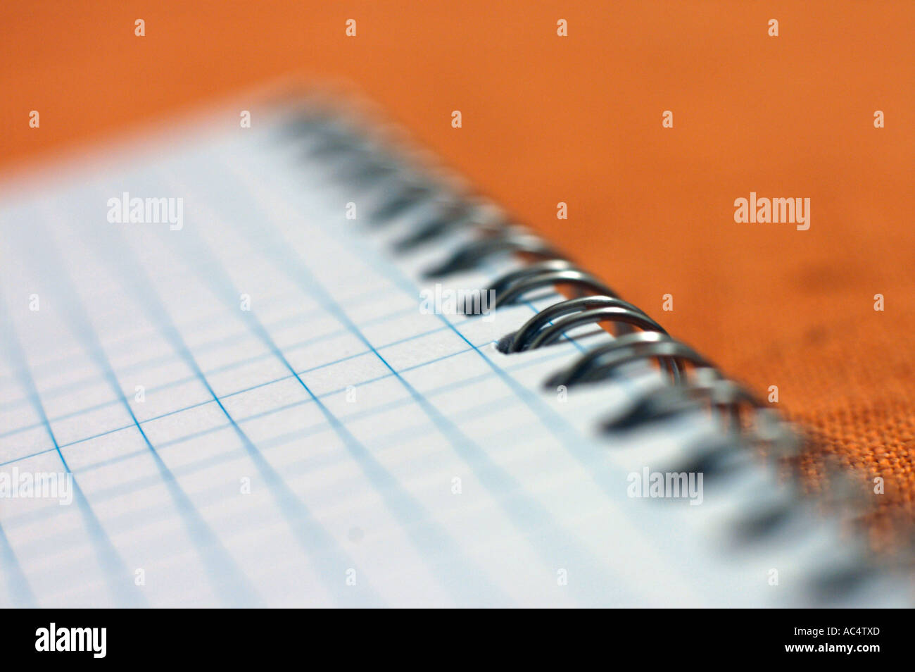 spiral bound notepad Stock Photo - Alamy