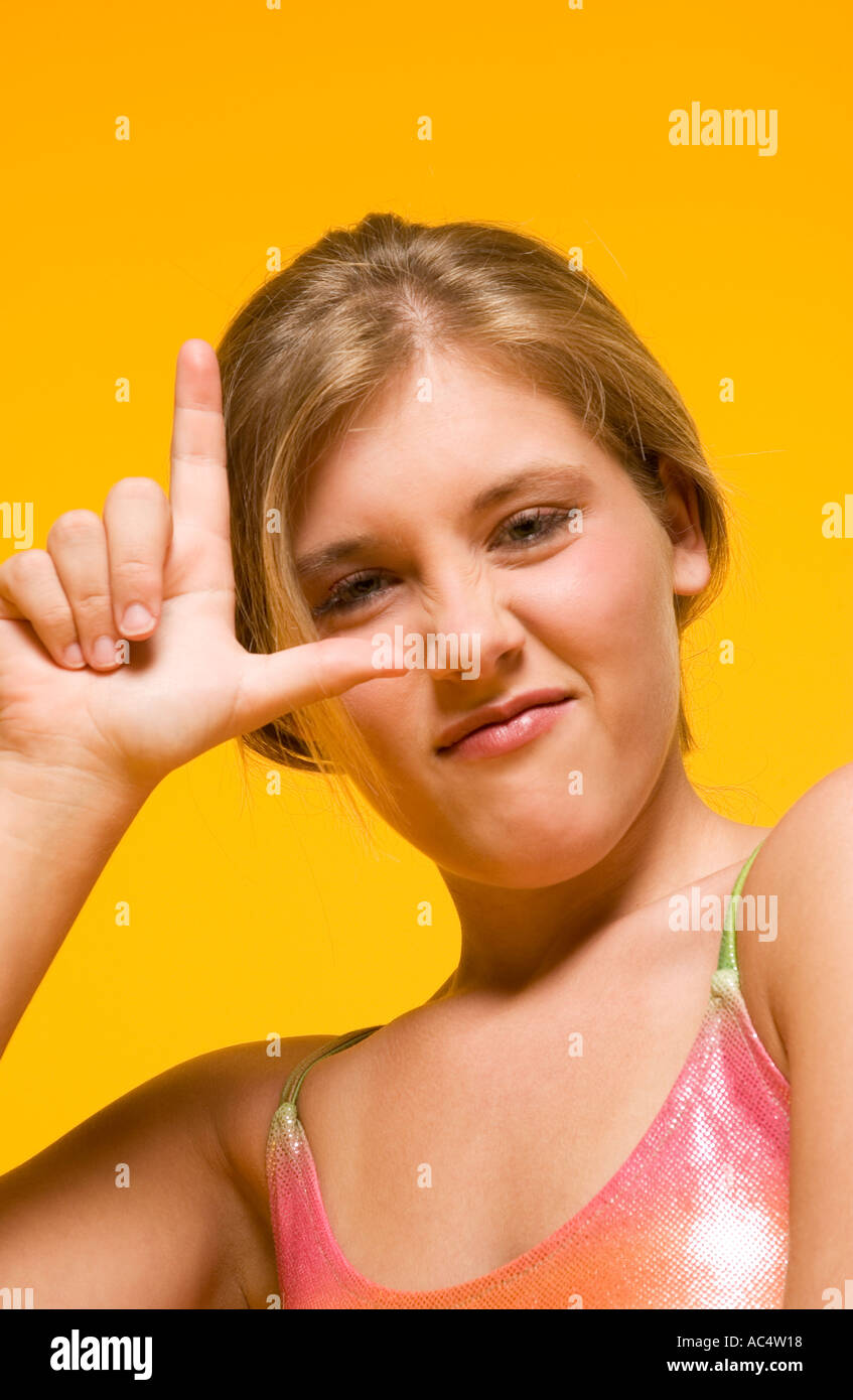 Loser hand hi-res stock photography and images - Alamy