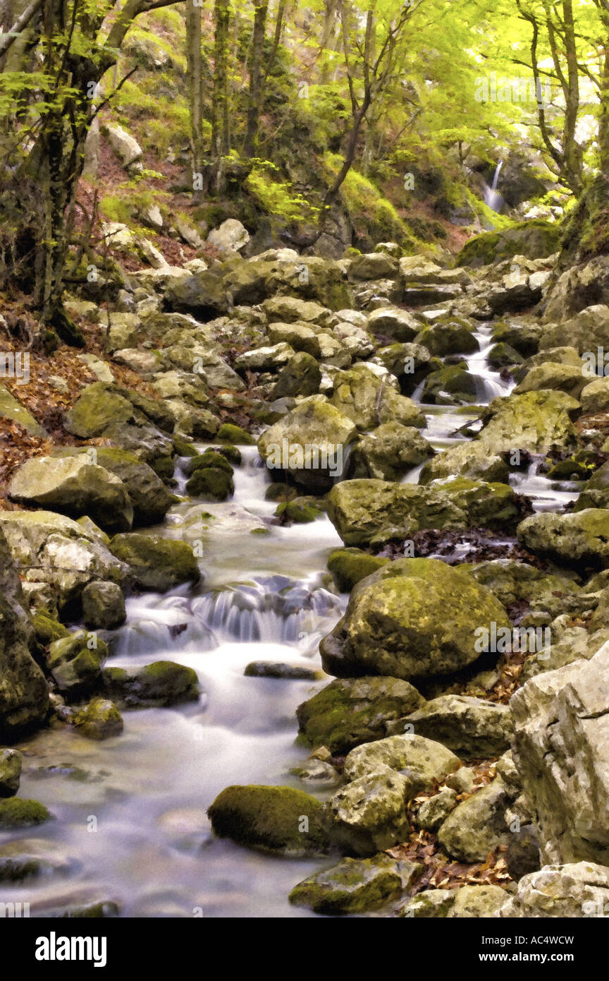 brook and rocks Stock Photo - Alamy