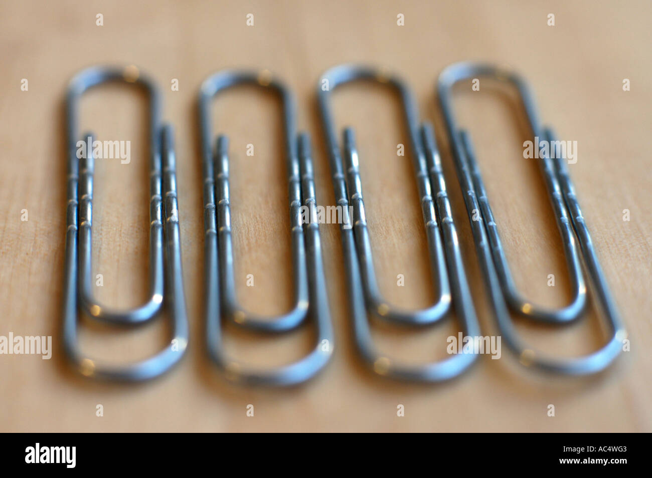 four paper clips Stock Photo - Alamy