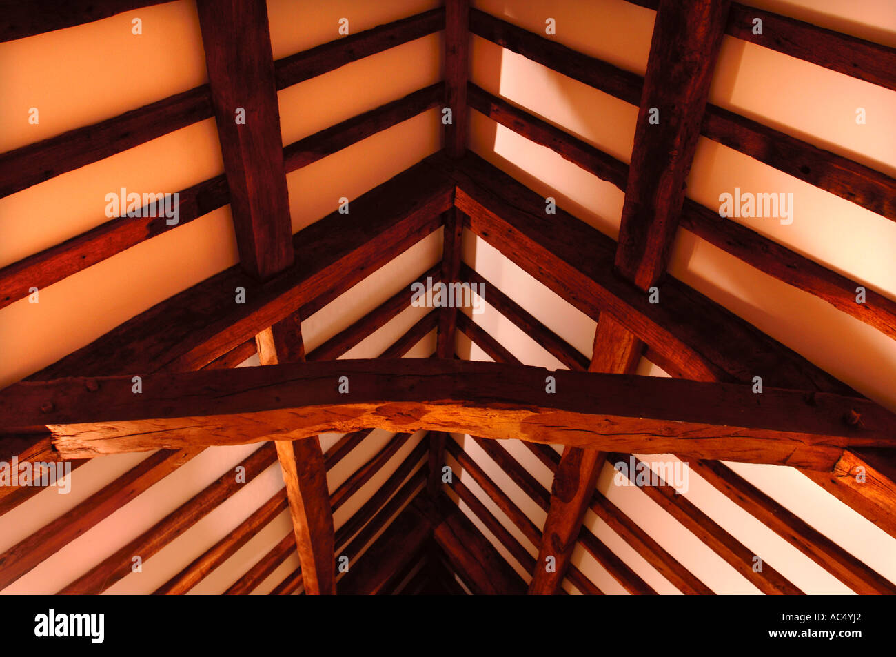 A SEVENTEENTH CENTURY VAULTED ROOF WITH PRINCIPAL RAFTER BUTTS WITH ...