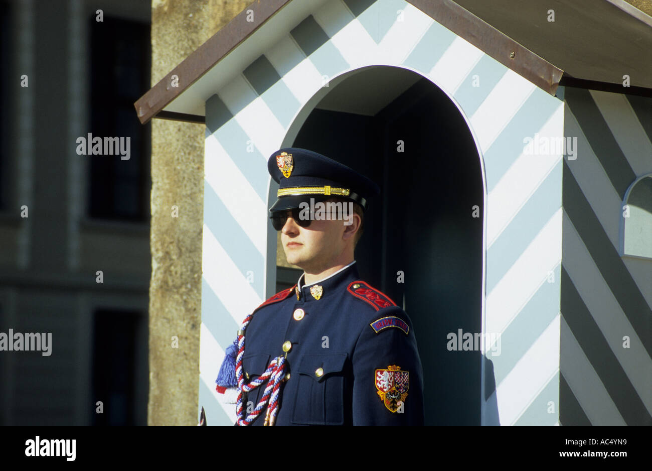 castle guard Prague Castle Czech Republic Stock Photo - Alamy