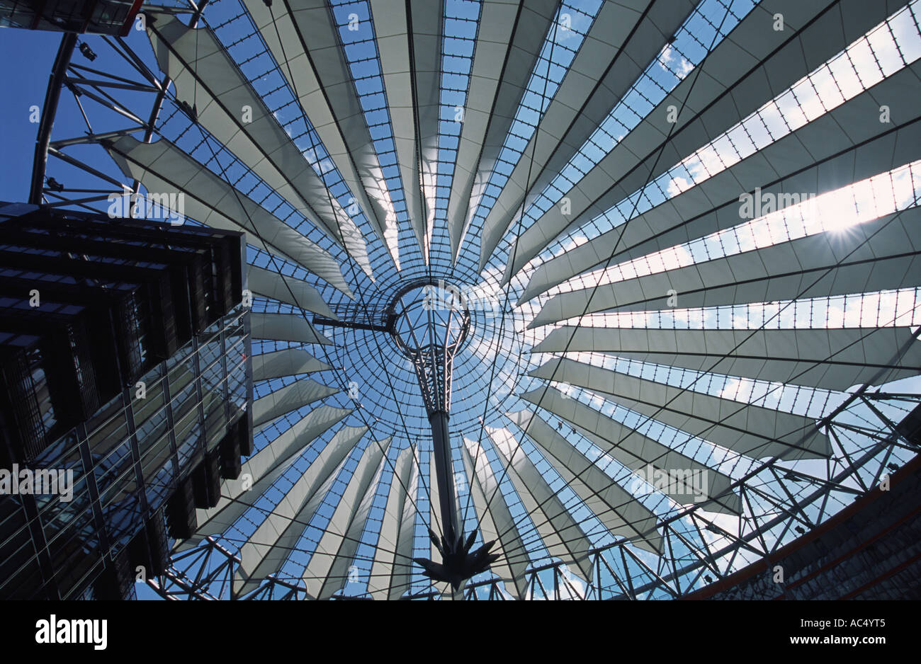 Roof of Potsdamer Platz Berlin Germany Stock Photo - Alamy