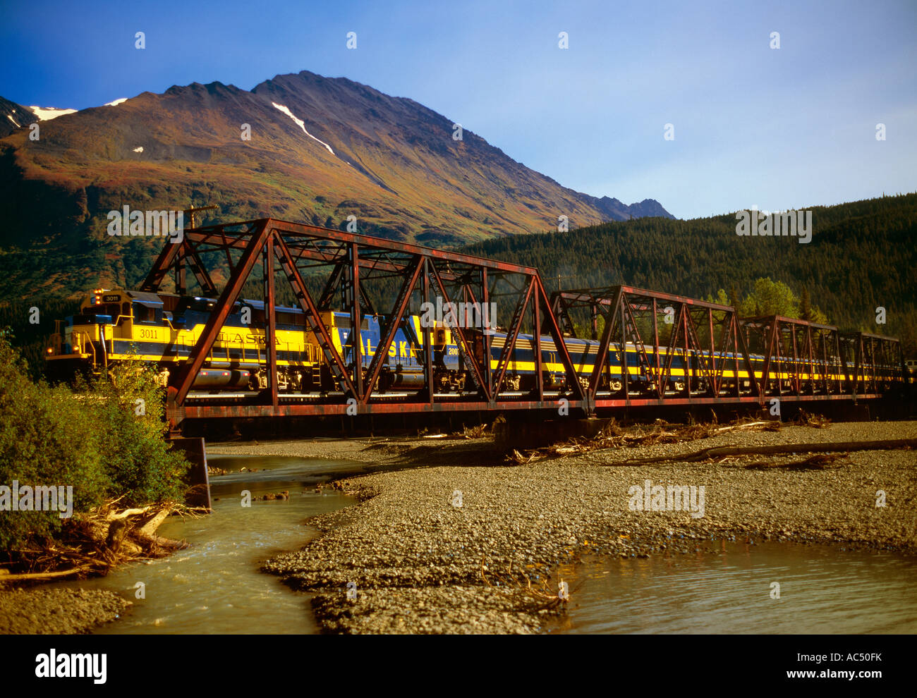 Trestle Bridge Railroad Bridge Locomotive High Resolution Stock ...