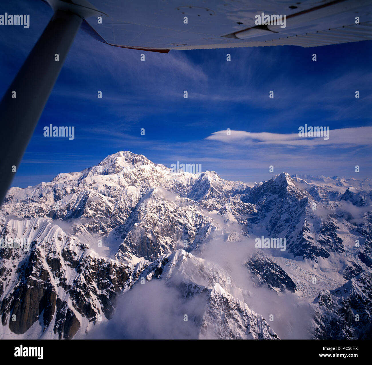 Aerial view of mt denali hi-res stock photography and images - Alamy