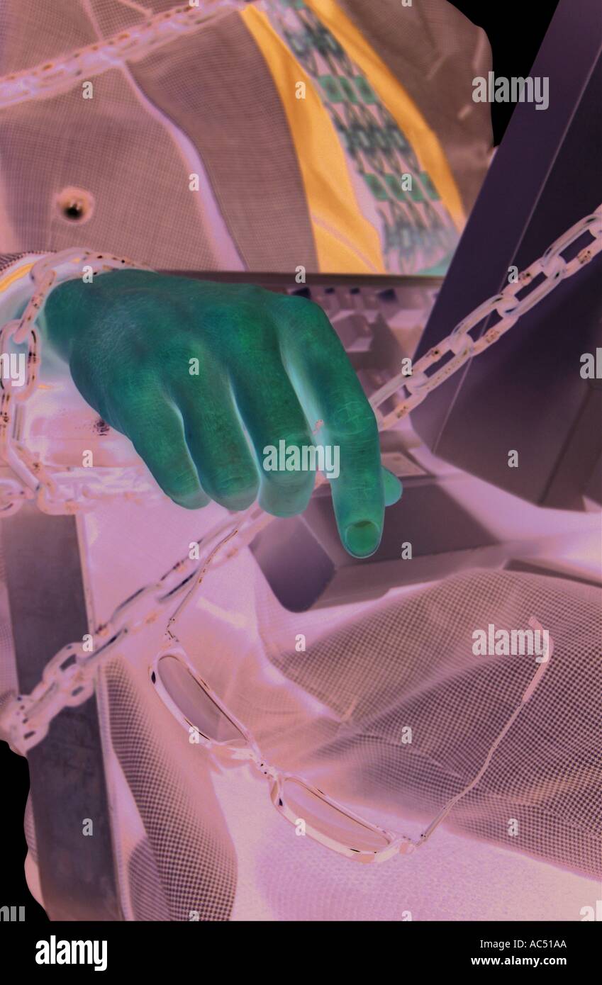 Man with chains hi-res stock photography and images - Alamy