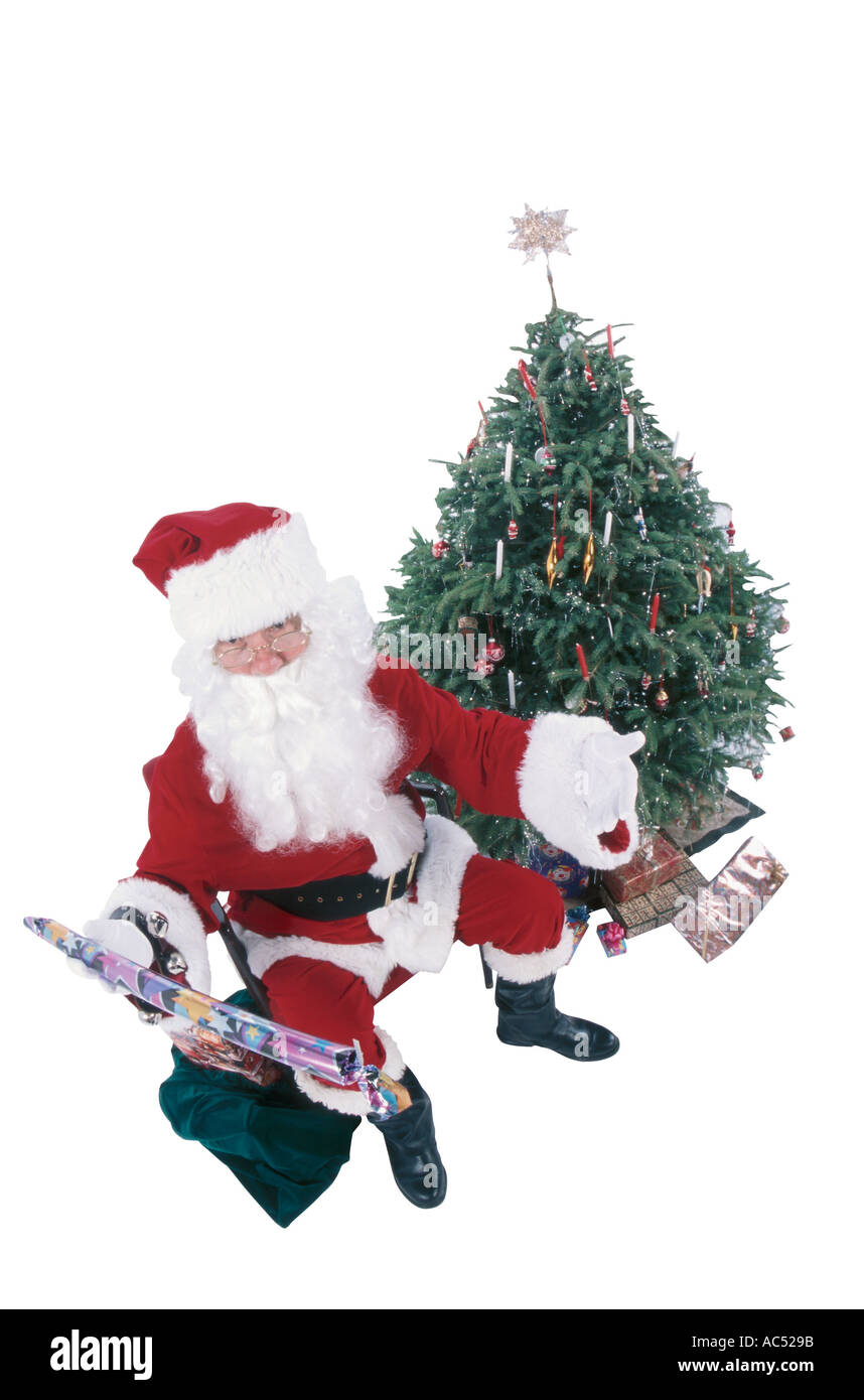 Christmas and Occasions Christmas Occasions santa clause at tree jpg ...