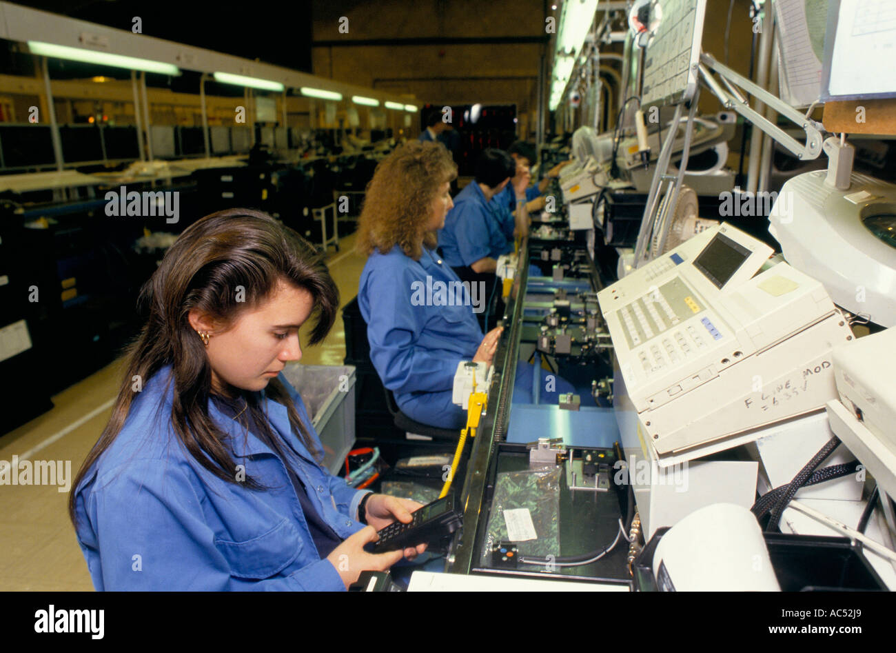 Mobile phone assembly line hi-res stock photography and images - Alamy