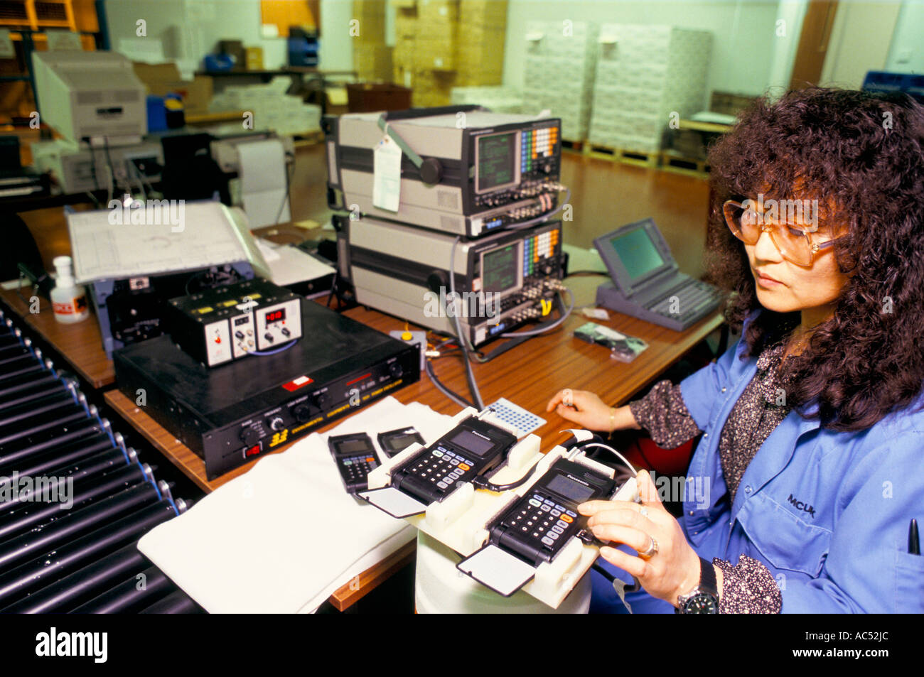 Mobile phone assembly line hi-res stock photography and images - Alamy