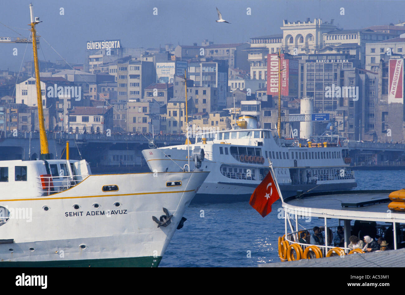 Flags on ferry hi-res stock photography and images - Alamy