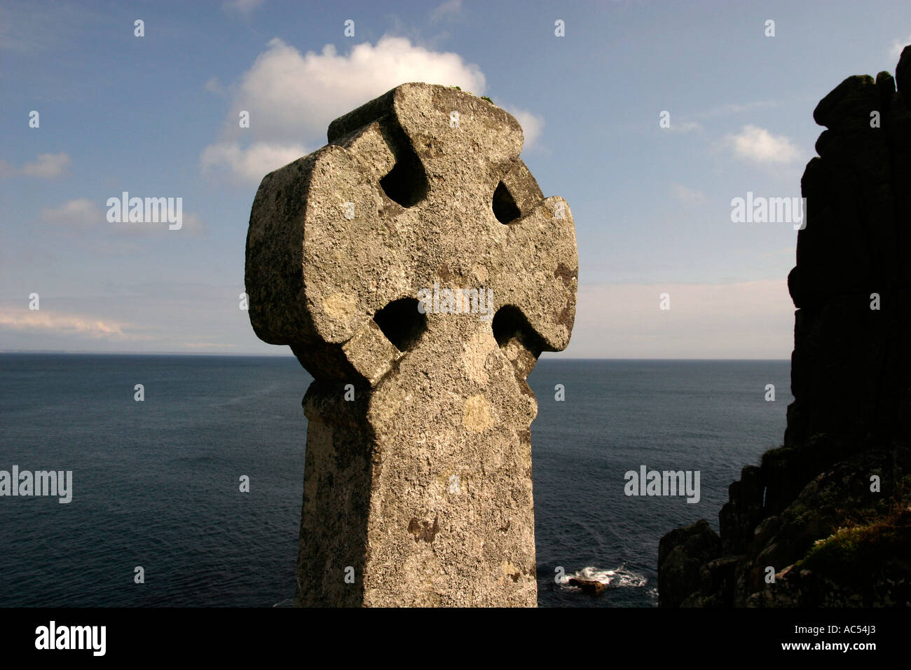 Coastal view, Lamorna, Cornwall, Uk Stock Photo - Alamy